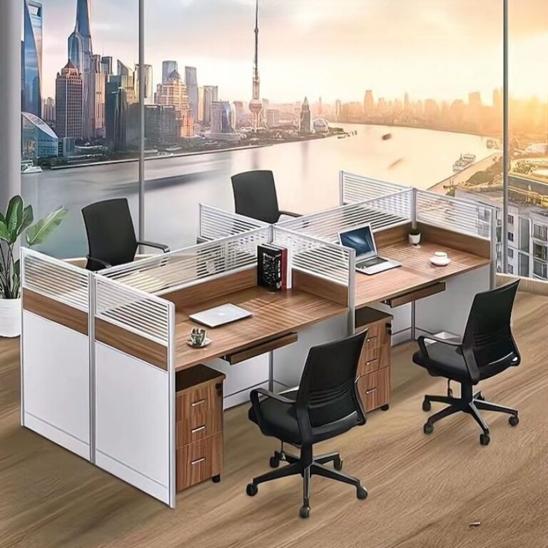 Office 4-User Modular Workstation - Kenya Mart -Furniture Shop in Kenya