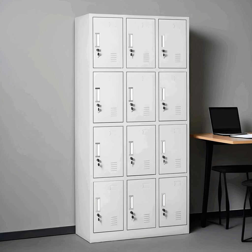 Office 12-Locker Steel Cabinet - Kenya Mart -Furniture Shop in Kenya