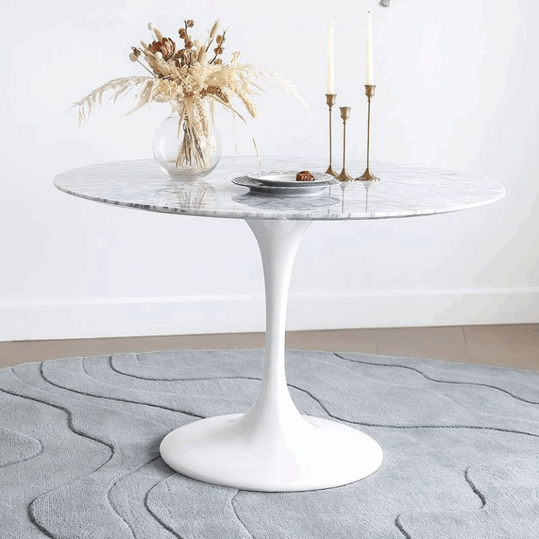 Modern Round Dining Table - Kenya Mart -Furniture Shop in Kenya