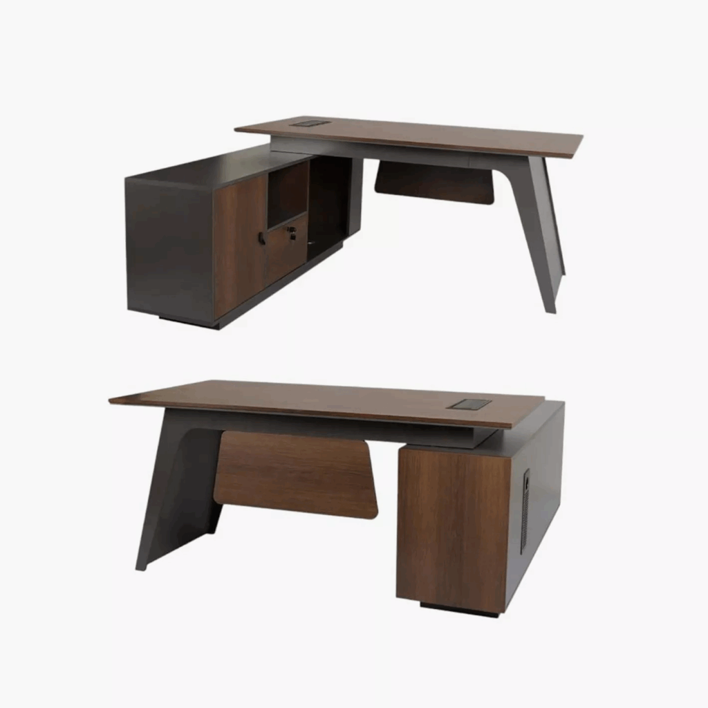 L-shaped 1.8 Meters Office Table - Kenya Mart -Furniture Shop in Kenya