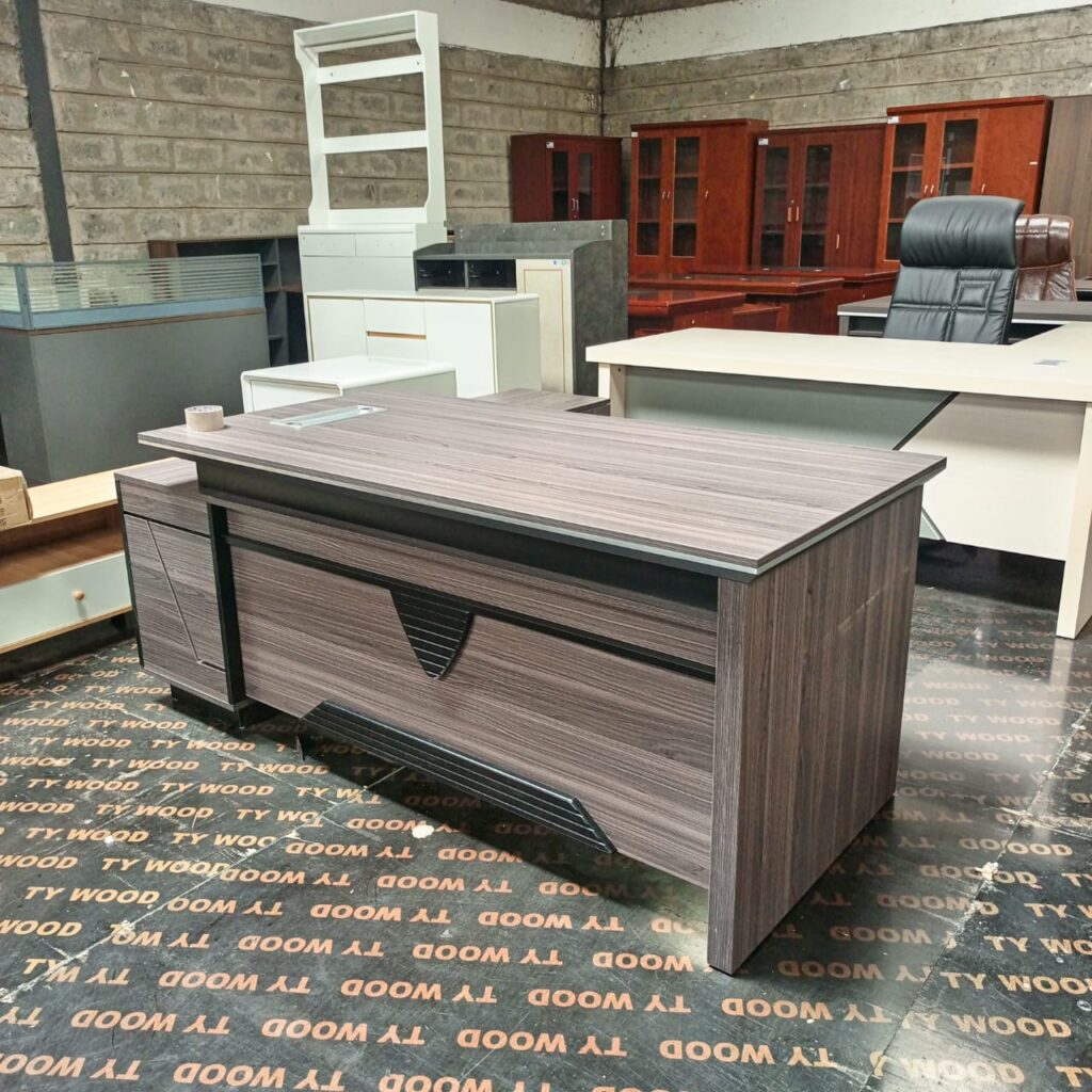 1.8 Meters L-shaped Boss Table - Kenya Mart -Furniture Shop in Kenya