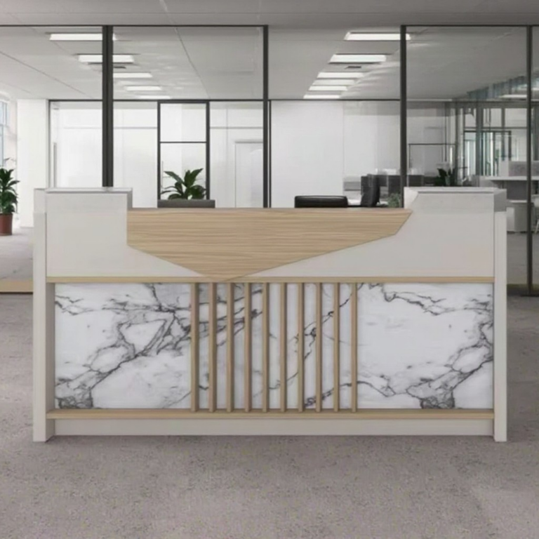 2 Meters Front Reception Office Desk - Kenya Mart -Furniture Shop in Kenya