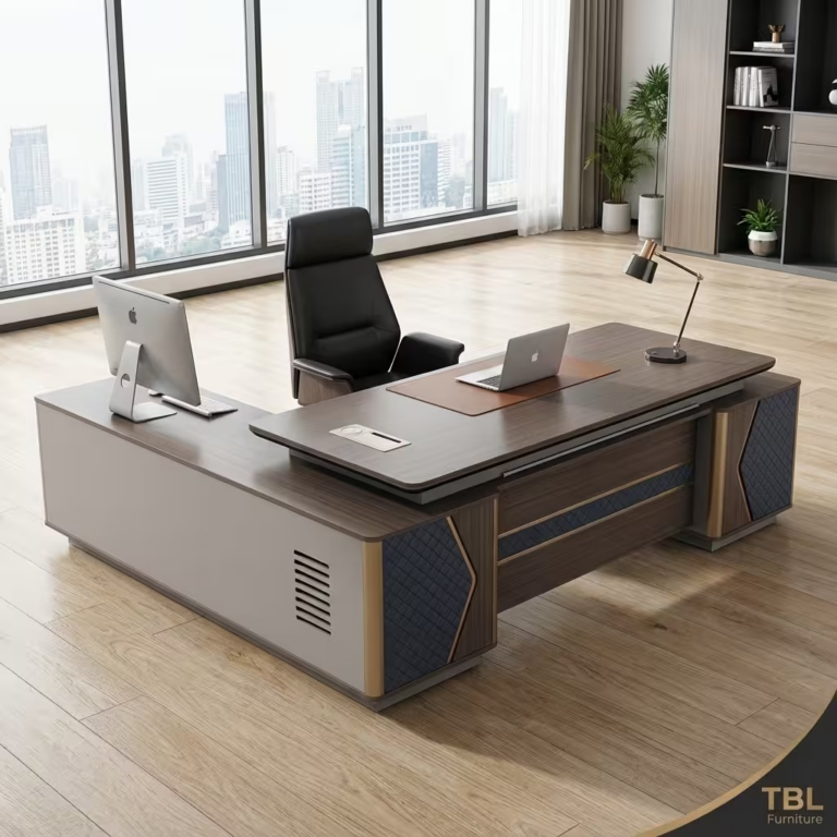 2400mm Executive L-shaped Table - Kenya Mart -Furniture Shop in Kenya