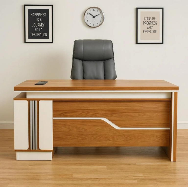 180cm Executive L-shaped Table - Kenya Mart -Furniture Shop in Kenya