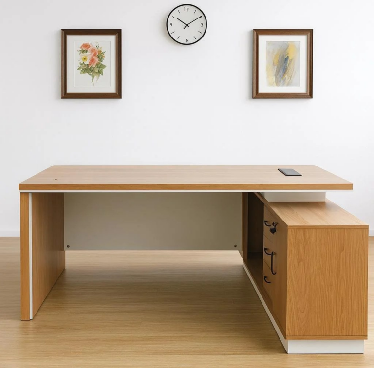 180cm Executive L-shaped Table - Kenya Mart -Furniture Shop in Kenya