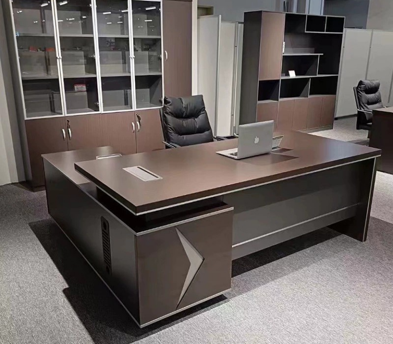 180cm Directors Office L-shaped Desk - Kenya Mart -Furniture Shop in Kenya